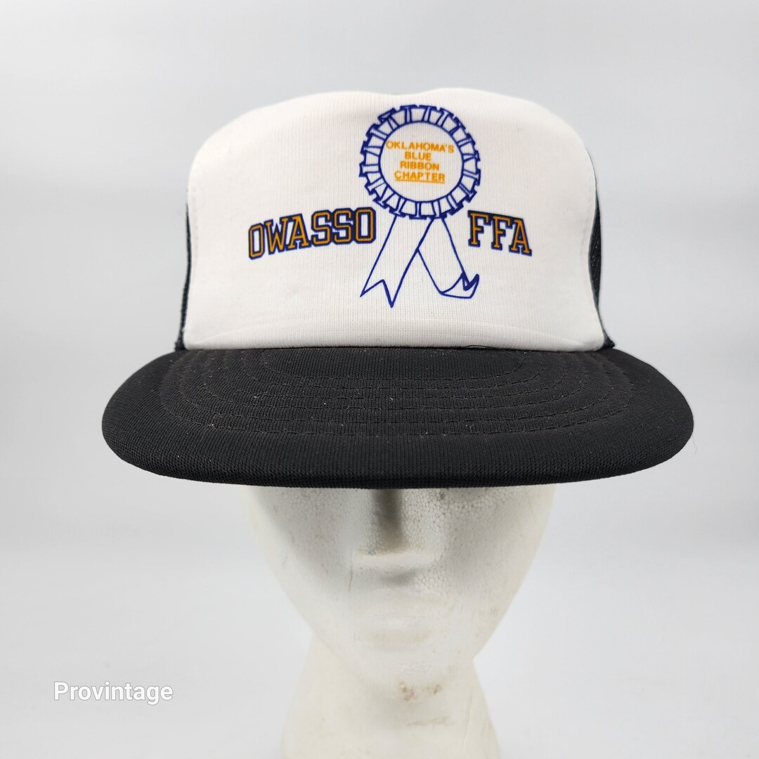 Vintage Foam Snapback Mesh Trucker Hat - Owasso FFA - A2 - Etsy