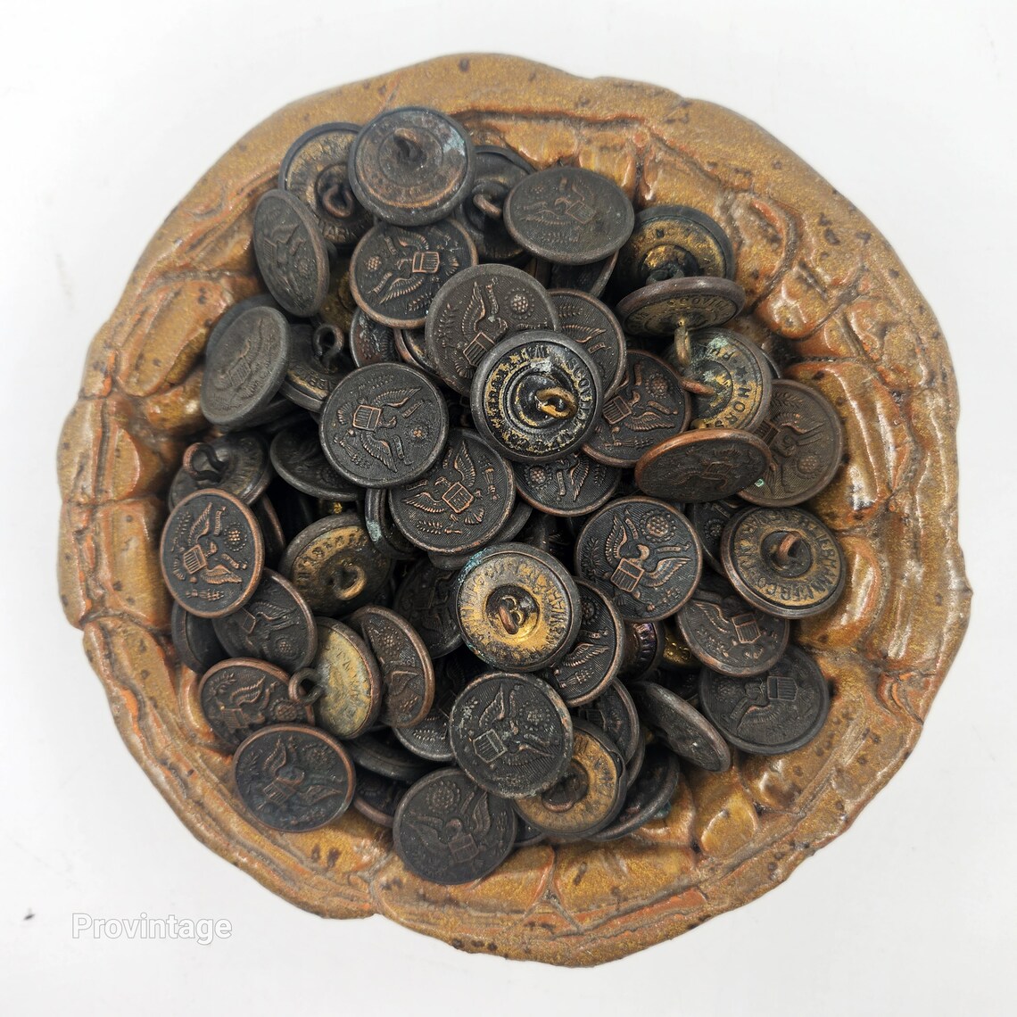 Antique WW1 Military Great Seal Uniform Button - Individual Button From ...