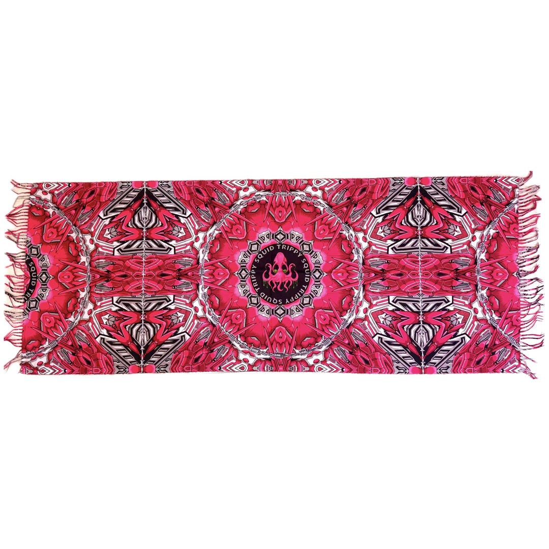 Trippy Squid Pashmina Pink Robot matches Our Flowstar - Etsy
