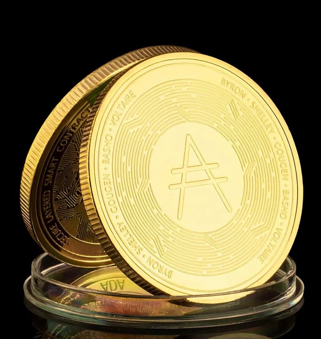 Physical Cardano ADA Challenge Coin Cryptocoinzau - Etsy
