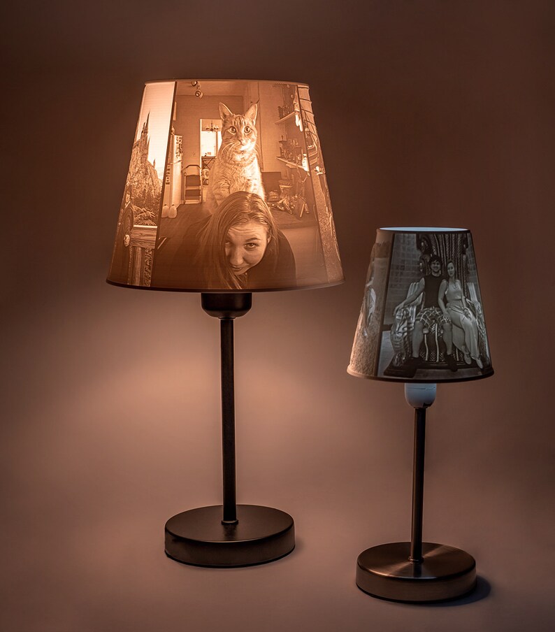Personalized 3D Printed Photo Lamp Custom Multiphoto Lamp for Family ...