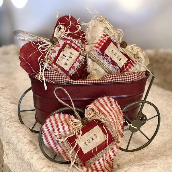 Primitive Valentine Decor - Etsy