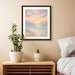 Serene Sunset Bubbles - Whimsical Beach Watercolor Digital Art, Coastal ...