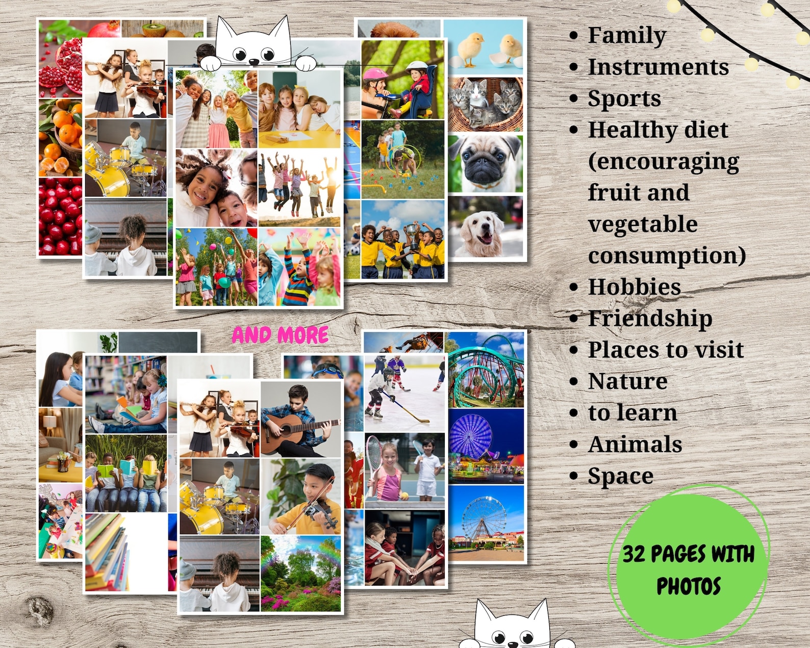 Vision Board for Kids, Vision Board Printables, Words and Affirmation ...