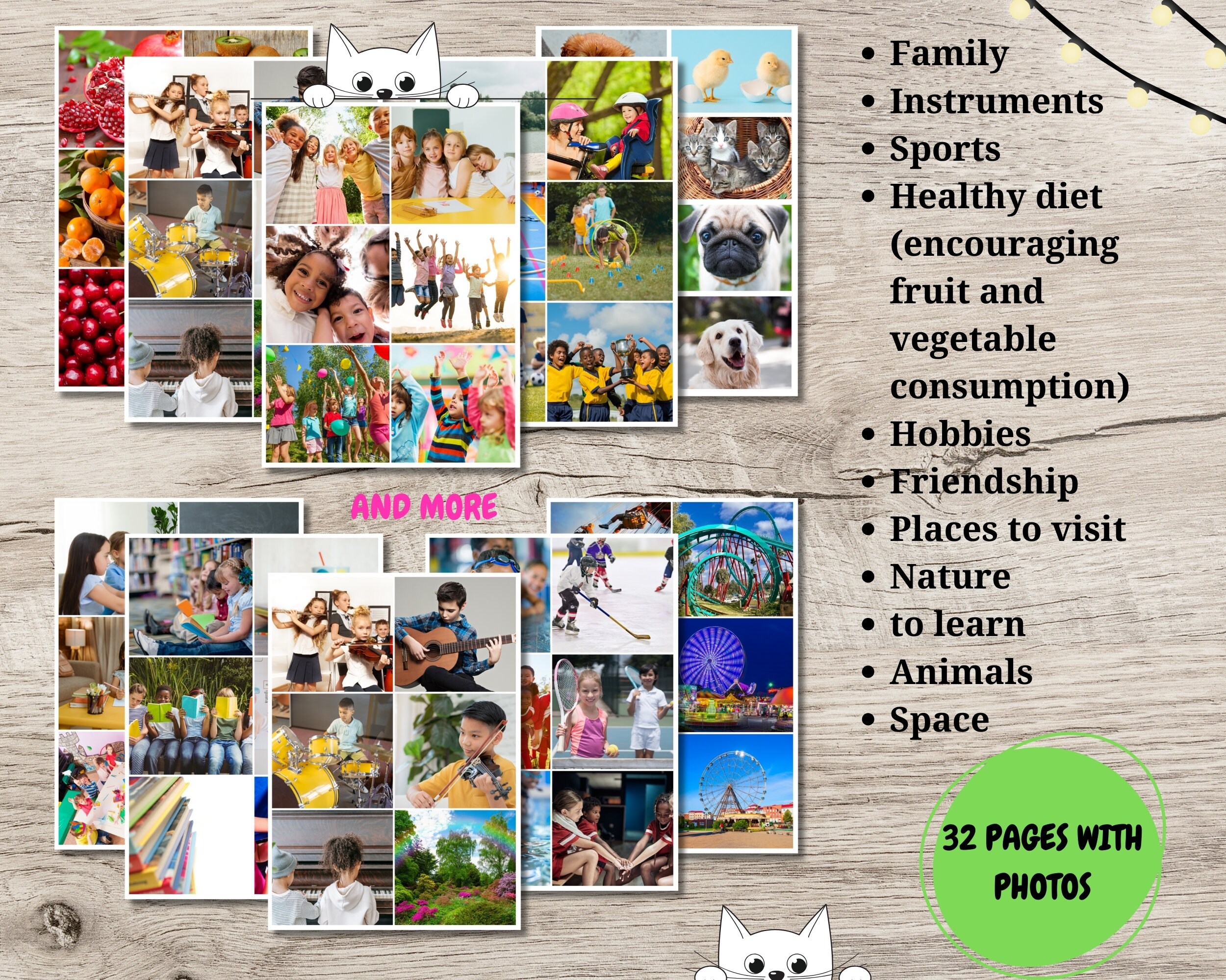 Vision Board for Kids, Vision Board Printables, Words and Affirmation ...