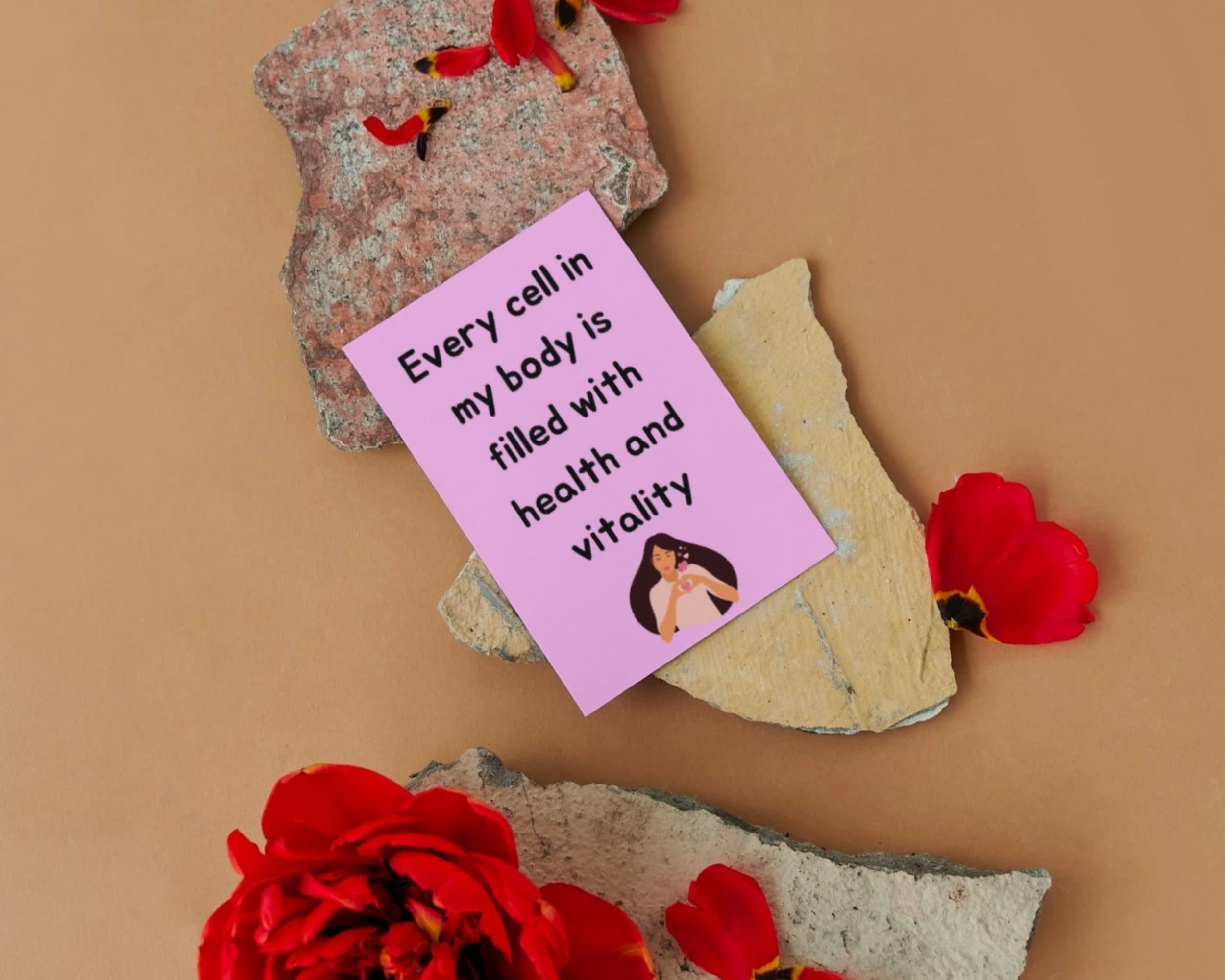 Affirmation Cards Printable, Healthy Eating Affirmation Cards, Mindful ...