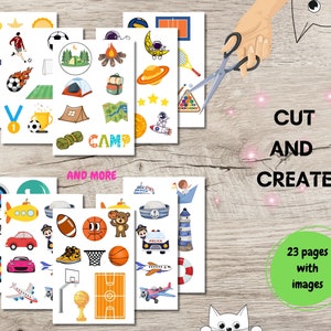 Vision Board for Kids, Vision Board Printables, Words and Affirmation ...