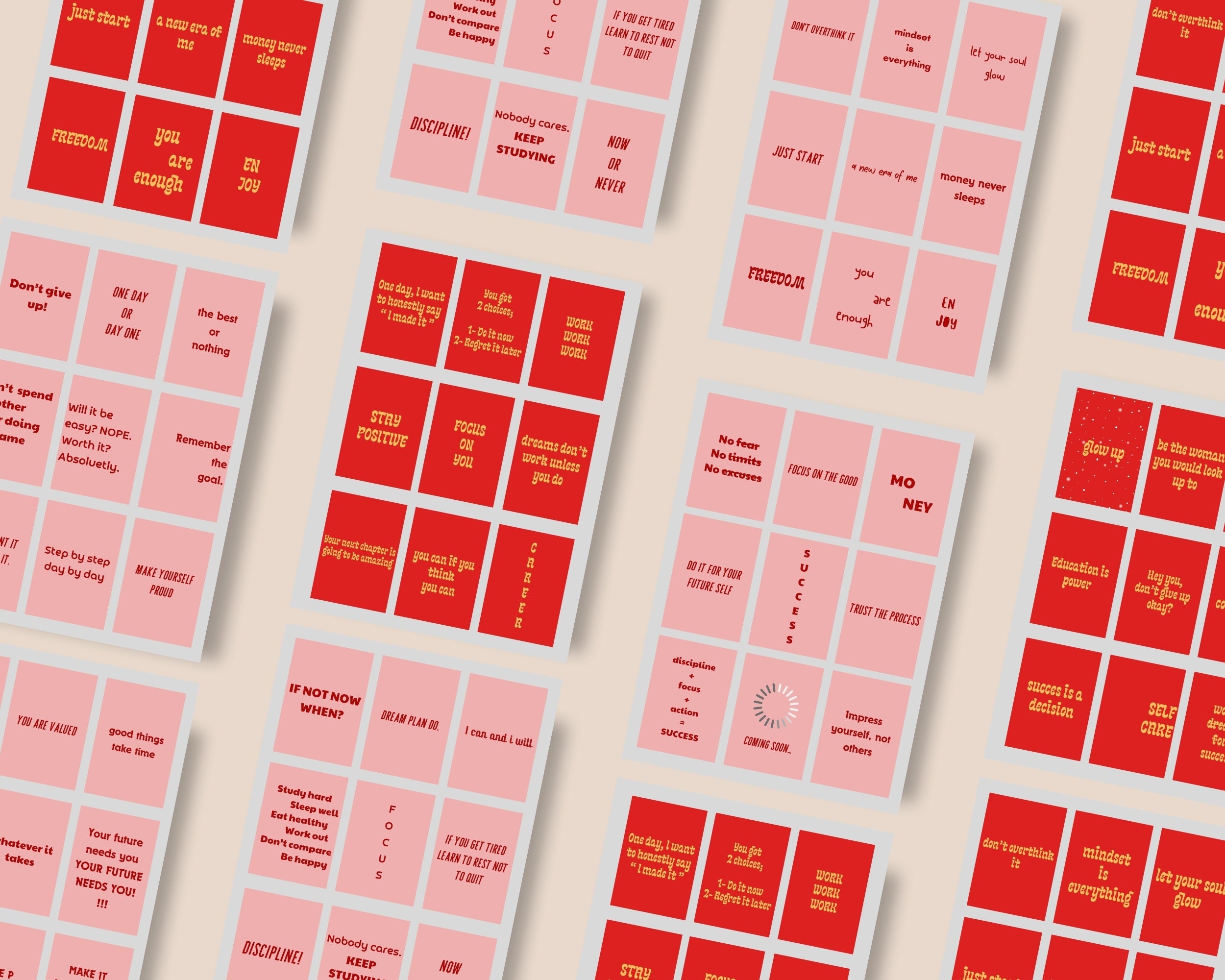 Printable Positive Cards, 2024 Printable Vision Board, Vision Board ...