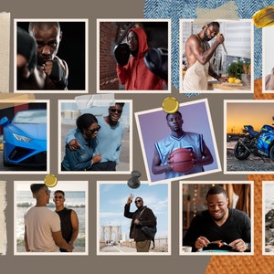 Vision Board Printables for Black Man, Printable Vision Board Photos ...