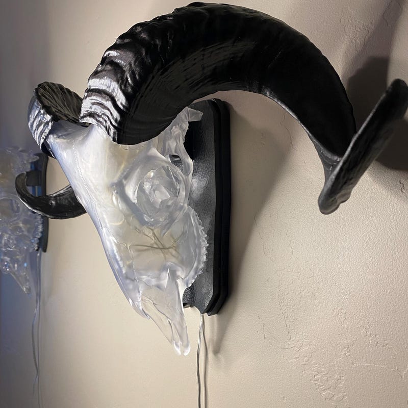 Skull Wall Sconce - Etsy