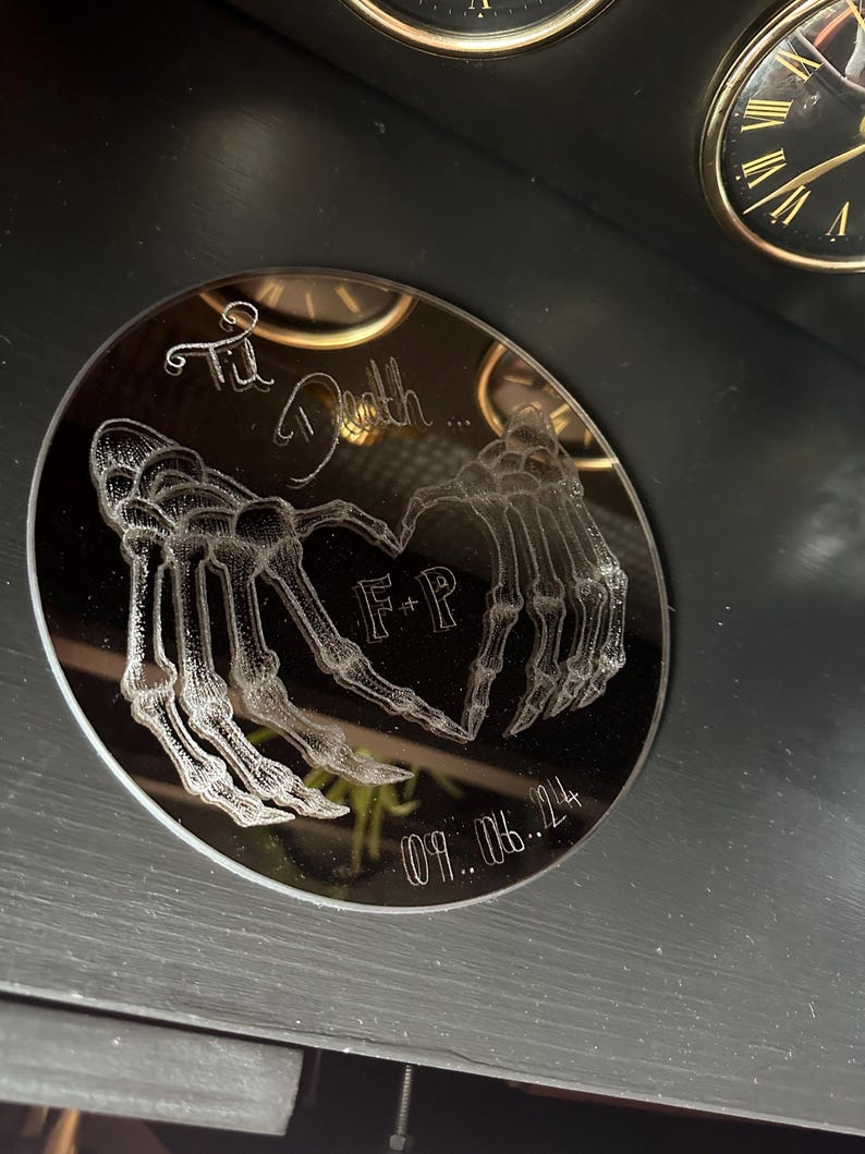 Handmade Engraved Wedding Mirrors - Etsy