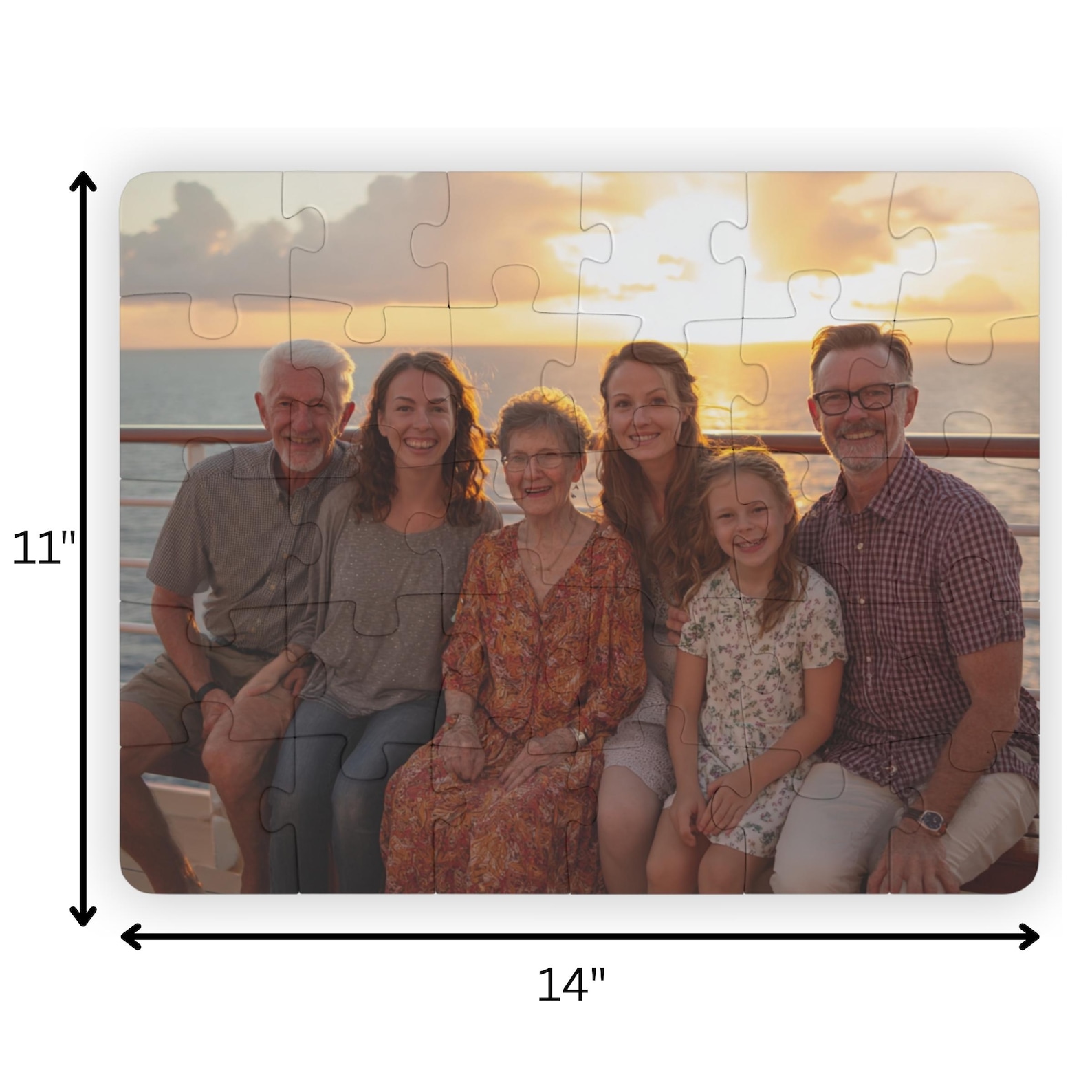 Custom Dementia Puzzle With Photo, 30 Large Piece Memory Care Puzzle ...