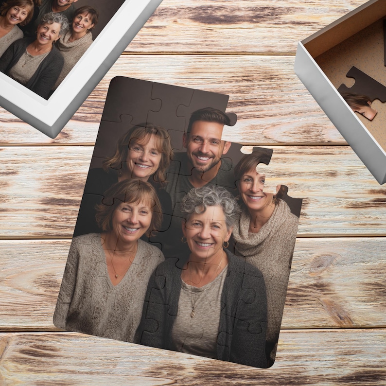 Custom Dementia Puzzle With Photo, 30 Large Piece Memory Care Puzzle ...