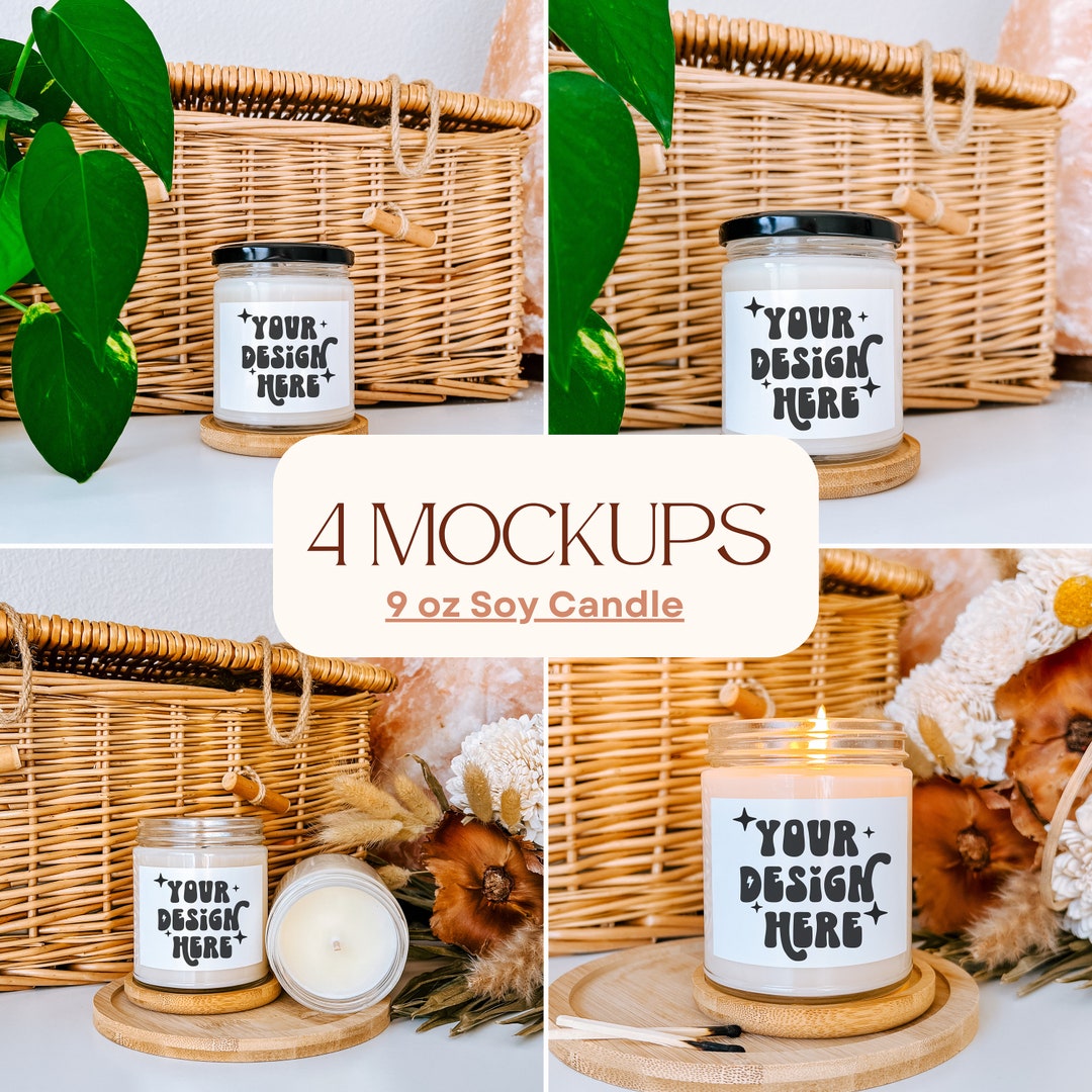 Printify Candle Mockup, Clean Candle Mockup, Lumient Candle Mockup ...