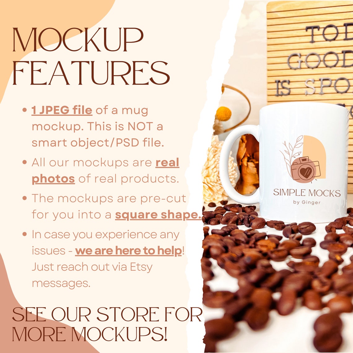White 15 Oz Mug Mockup, Clean Mug Mockup, Boho Mug Mockup, Styled 15 Oz ...