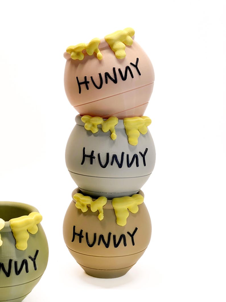 Winnie the Pooh Inspired Hunny Pot Cute Honey Jar Replica for Storybook ...