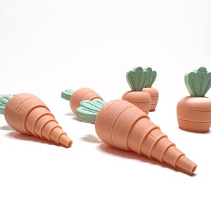 Mini Carrot Fidget Toy Fun Easter Basket Stuffer for Kids 3D Printed ...