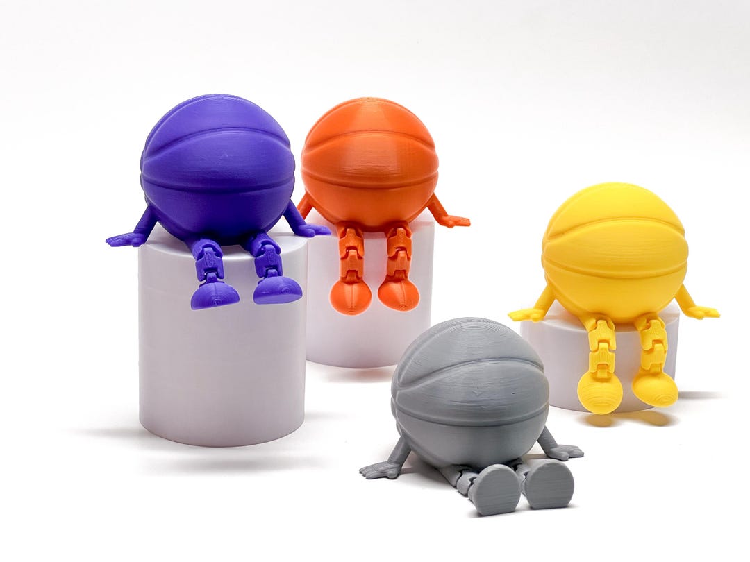 Basketball Lover Gift Basketball Buddy Articulated Figure 3D Printed ...