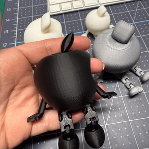 Apple Logo Buddy Gift for Mac Fans Articulated Desk Decor for Tech ...
