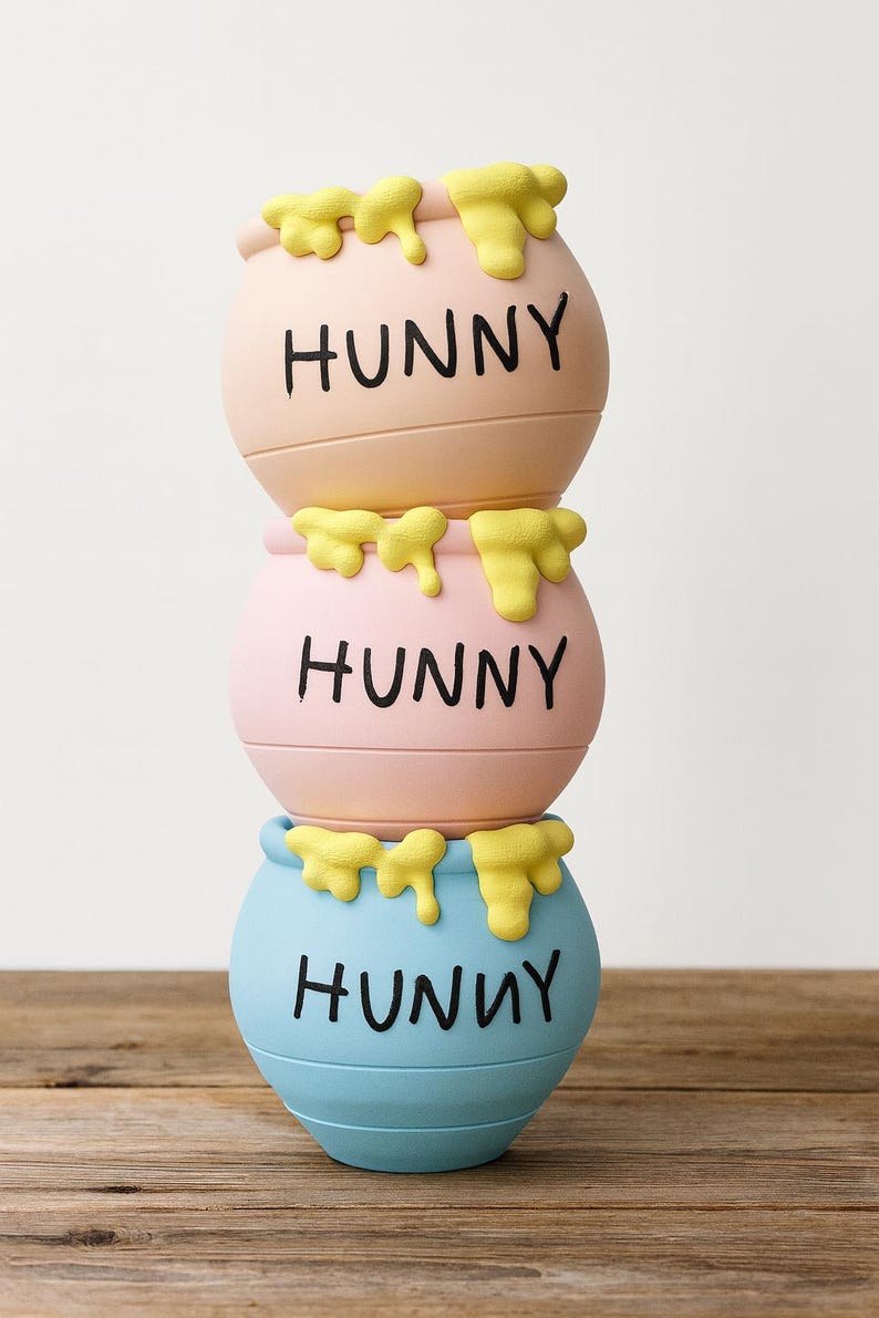 Winnie the Pooh Inspired Hunny Pot Cute Honey Jar Replica for Storybook ...