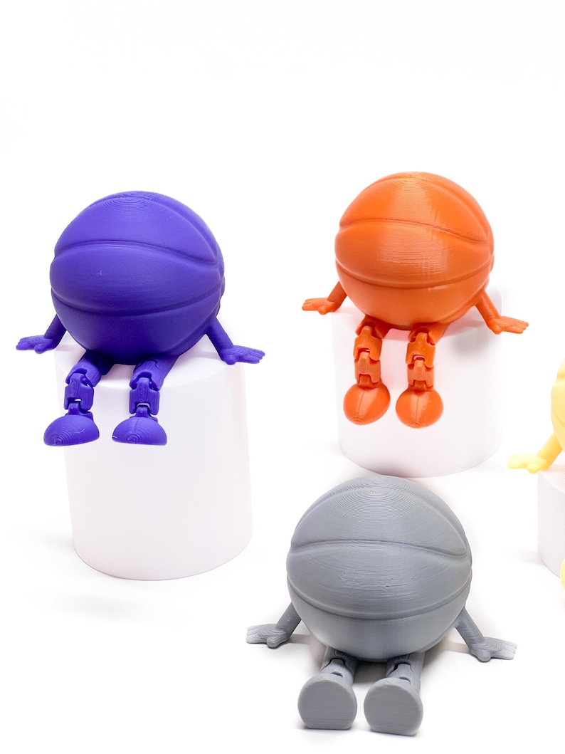 Basketball Lover Gift Basketball Buddy Articulated Figure 3D Printed ...