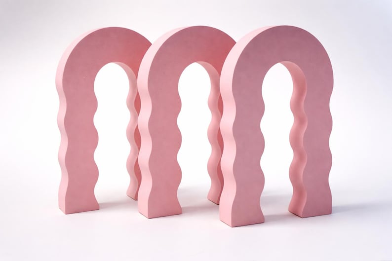 Product Photography Props, Arch Photo Backdrop Props, Minimal Wavy ...