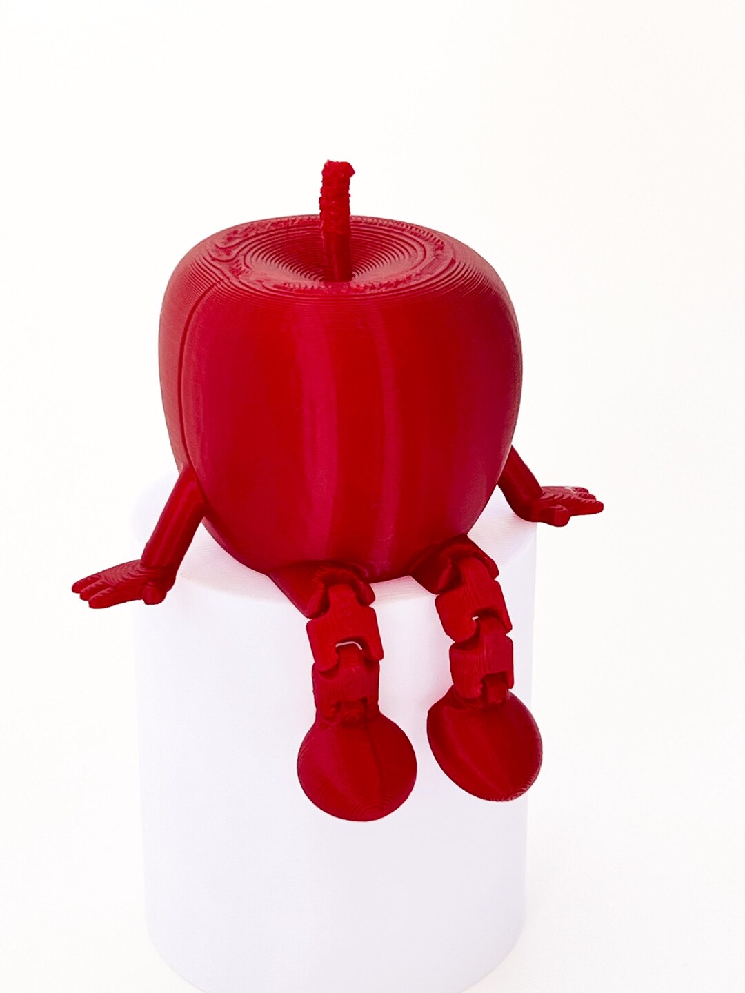 Articulated Apple Fidget Toy 3D Printed Desk Decor Cute Stress Relief ...