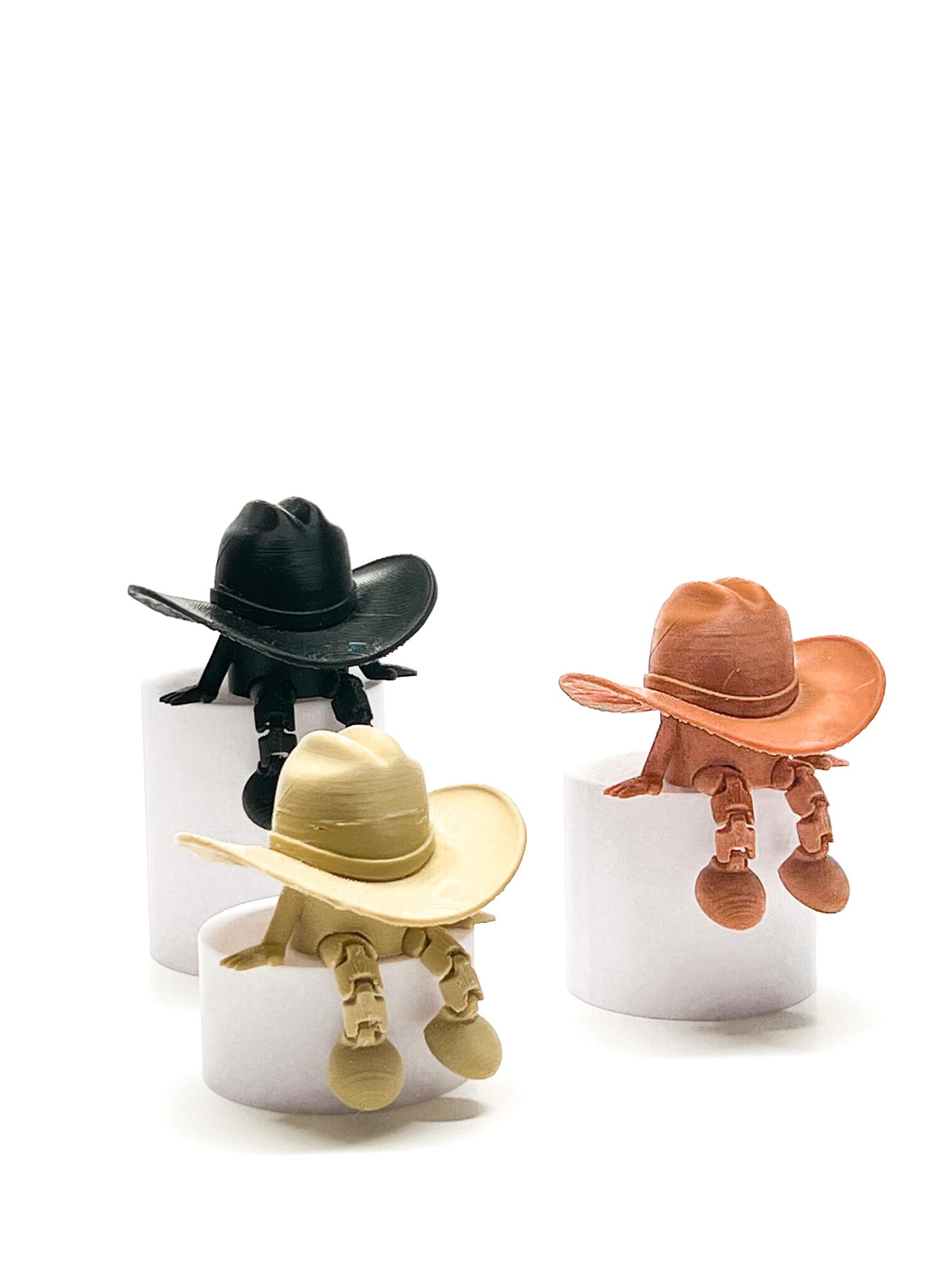 Cowboy Party Favor Articulated Cowboy Hat Buddy Western Bachelor Decor ...