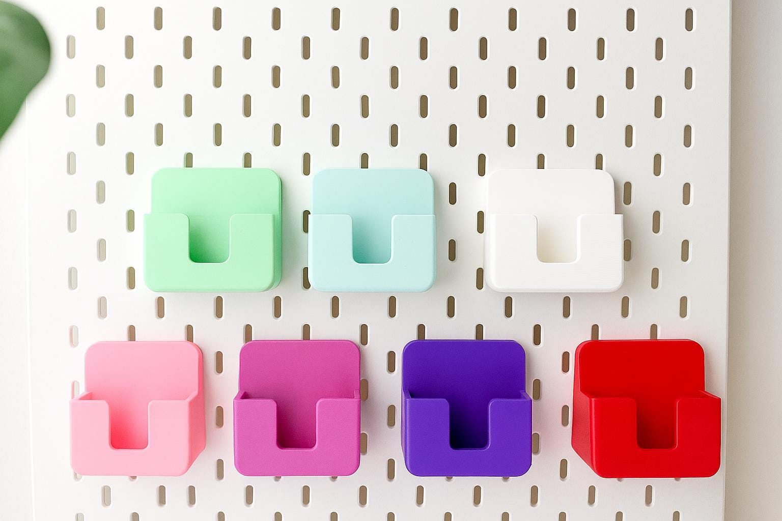 SKADIS Post-it Holder IKEA Pegboard Sticky Note Organizer Minimal Desk ...