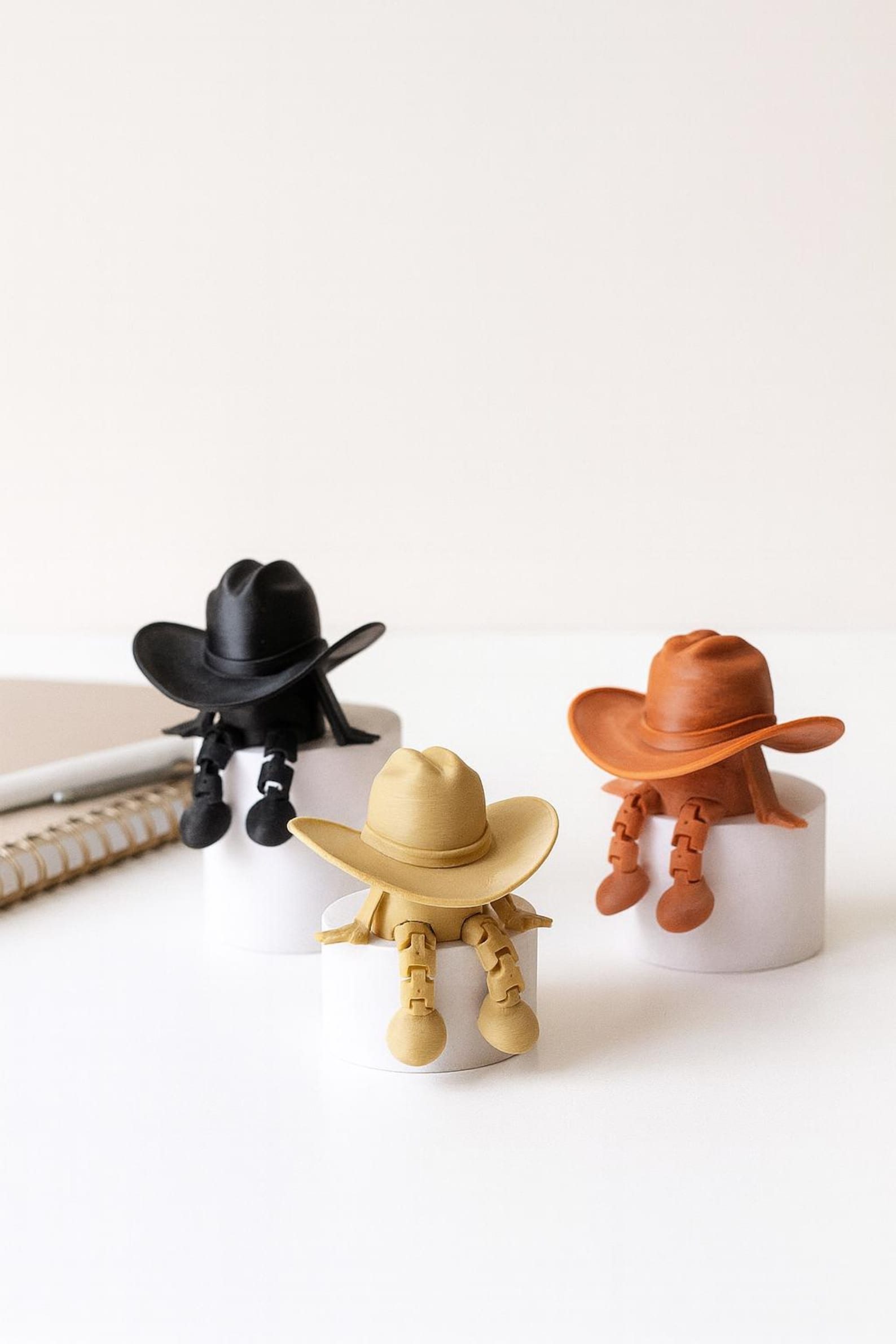 Cowboy Party Favor Articulated Cowboy Hat Buddy Western Bachelor Decor ...