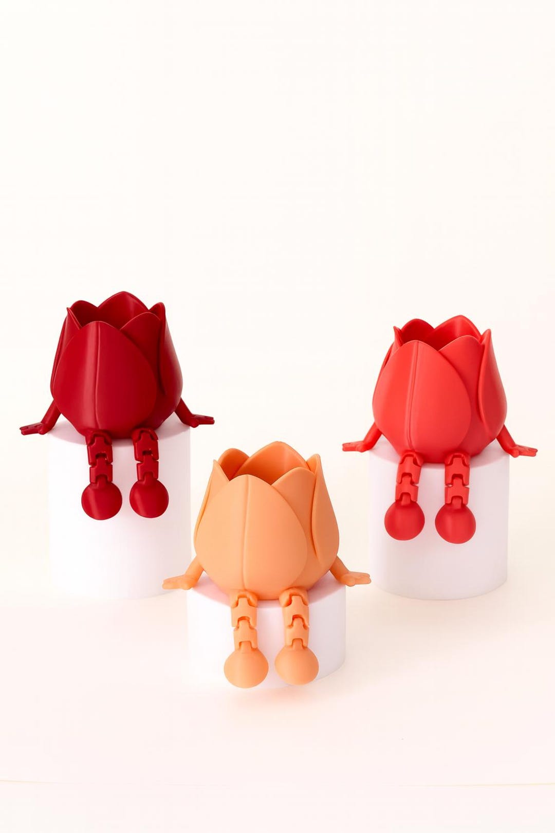 Secretary Day Gift Tulip for Desk Descor 3D Printed Articulated Tulip ...