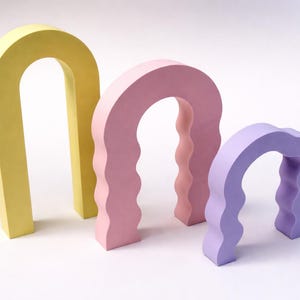 Product Photography Props, Arch Photo Backdrop Props, Minimal Wavy ...