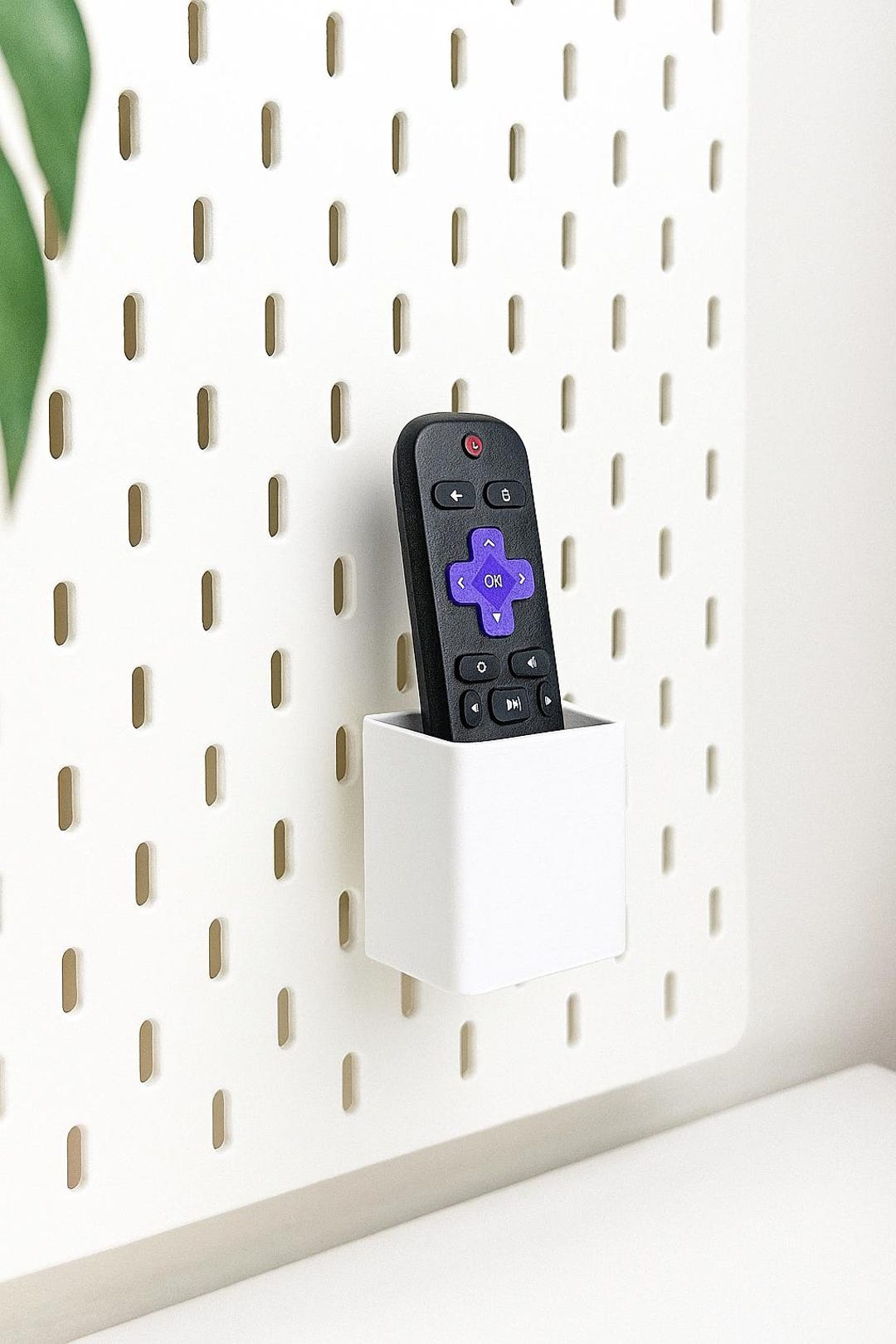 Pegboard Remote Control Holder for Ikea Skadis Desk Wall Organizer for ...