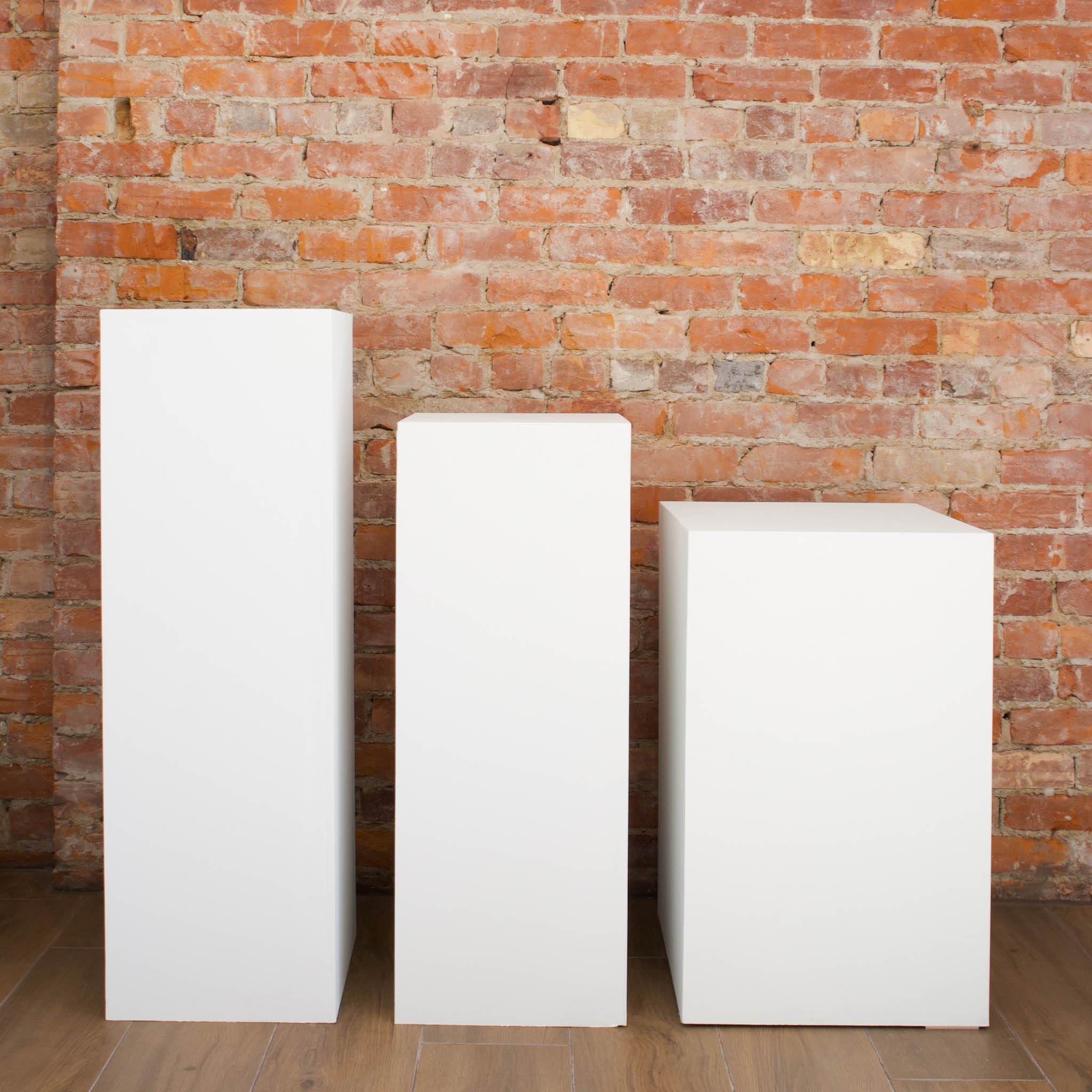 White Wooden Display Plinth: Art Pedestal, Retail Display (15"x15") - Etsy