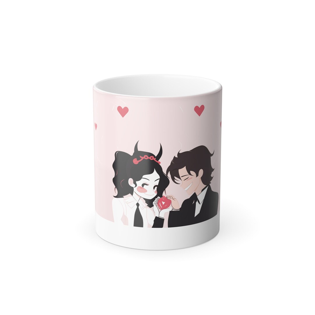 Anime Style Valentine Color Change Mug - Etsy