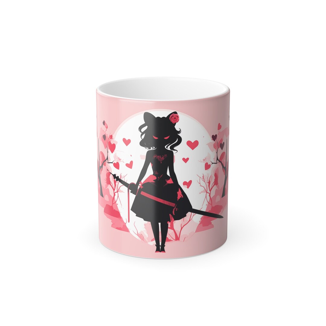 Anime Valentine Color Change Mug - Etsy