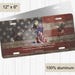Military Veteran License Plate, Fallen Soldier Car Tag, Veteran Car Tag ...