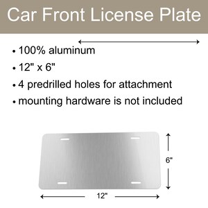 Military Veteran License Plate, Fallen Soldier Car Tag, Christian ...