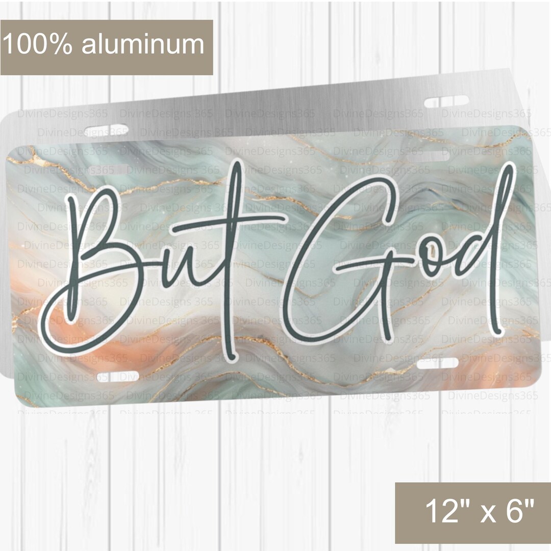 But God Christian License Plate, Religious Car Tags, Faith Based Car ...