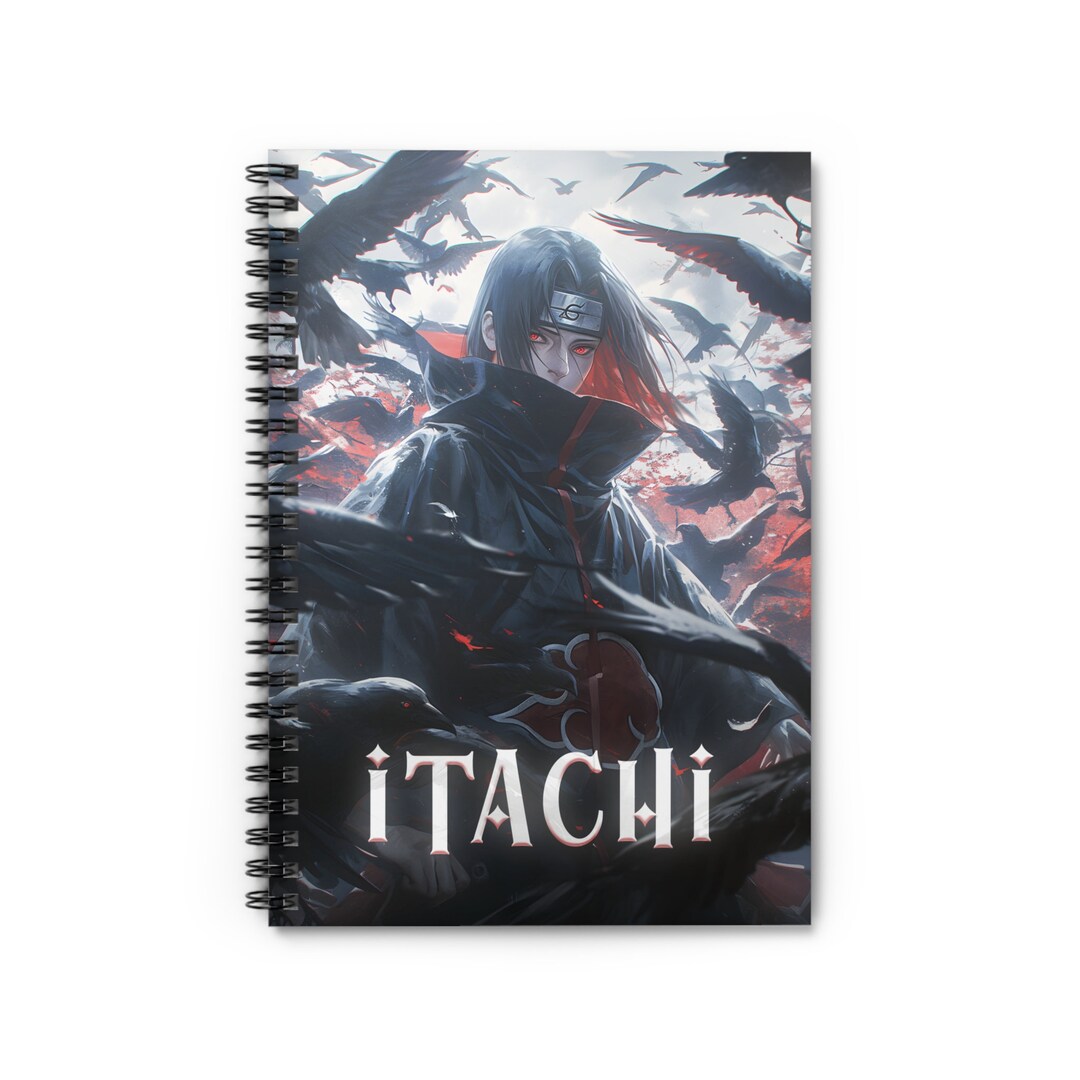 Itachi Uchiha Spiral Notebook Naruto Notebook Anime Notebook Gift for ...