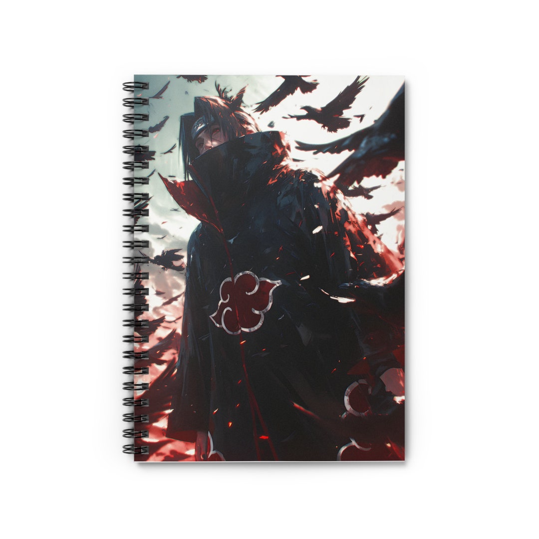 Itachi Uchiha Spiral Notebook Naruto Notebook Anime Notebook Ninja ...