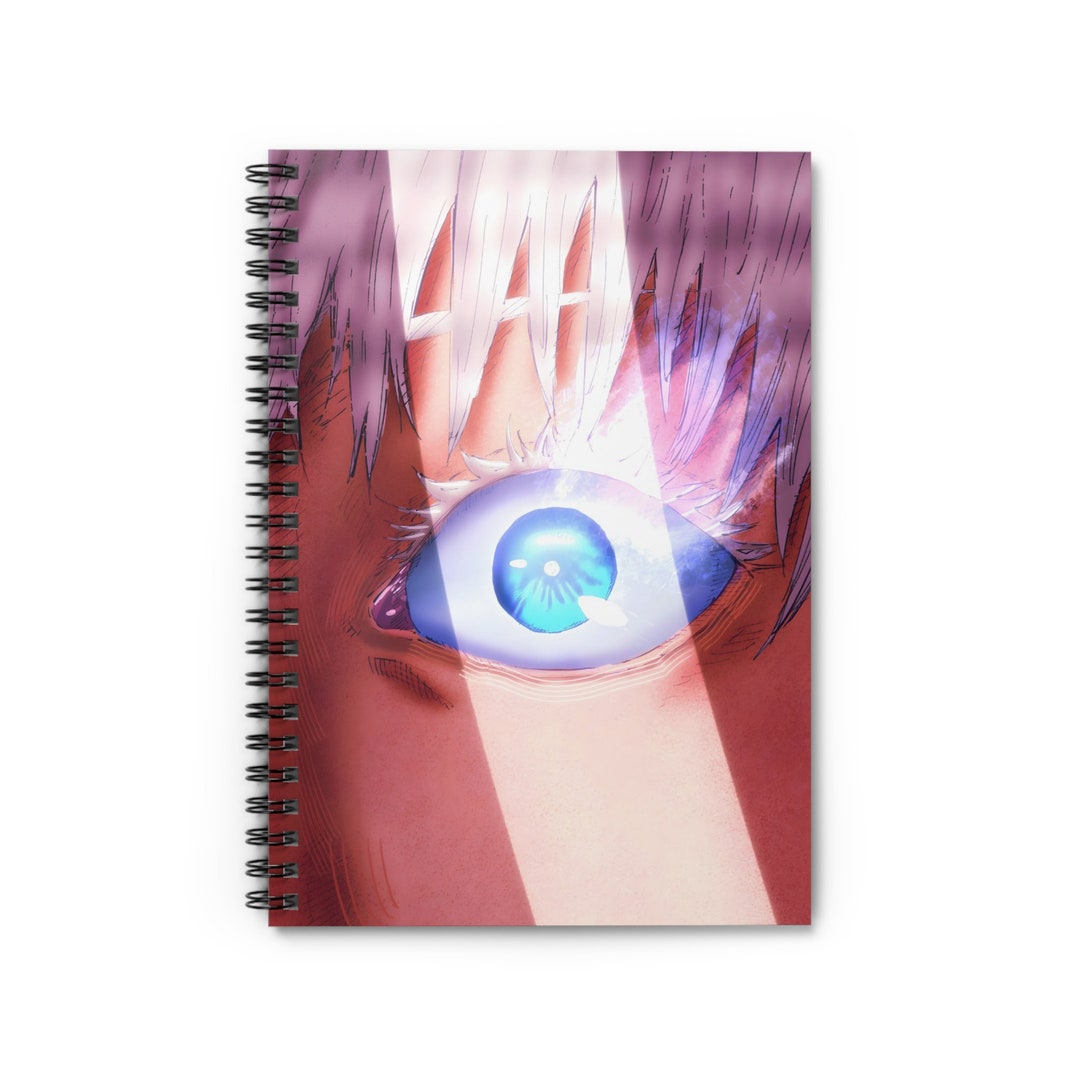 Satoru Gojo Spiral Notebook Jujutsu Kaisen Notebook Anime Notebook ...