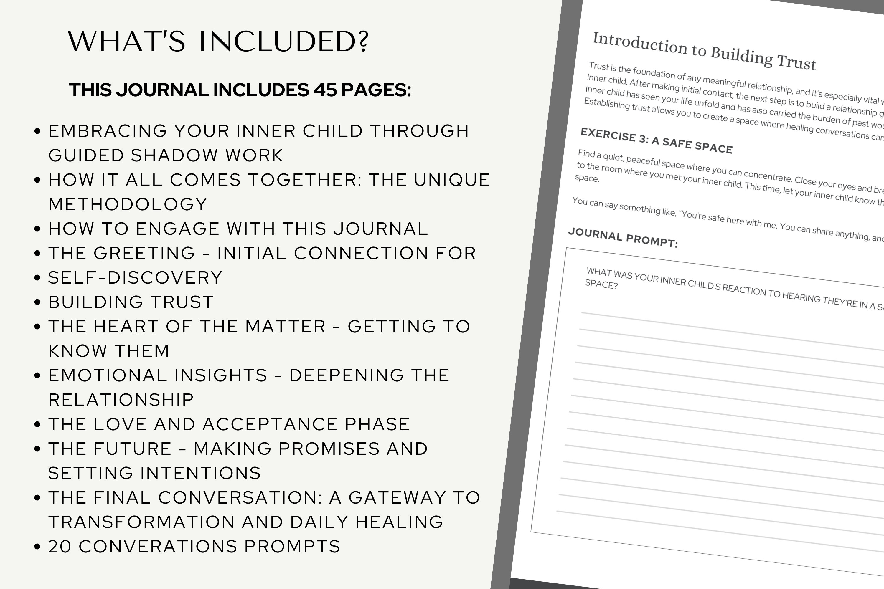 Inner Child Shadow Work Journal Coaching Canva Template Shadow Self ...