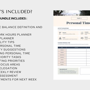 Work Life Balance Career Coach Workbook Handouts Coaching Planner Life ...