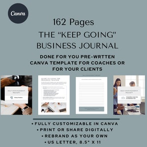 Keep Going Business Prompts Journal Digital Planner Scale Your Business ...