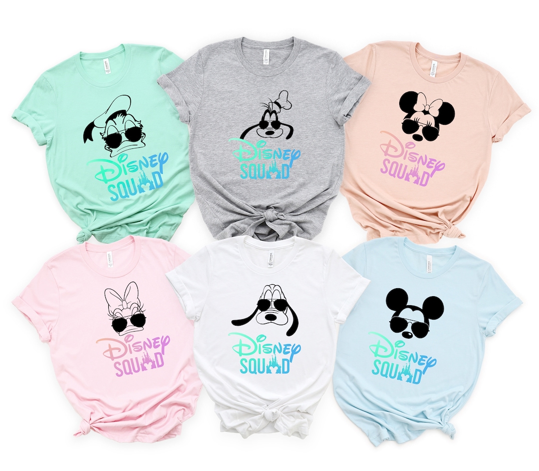 Disney Squad Shirts, Disney Family Shirt, Mickey and Friends Shirt ...