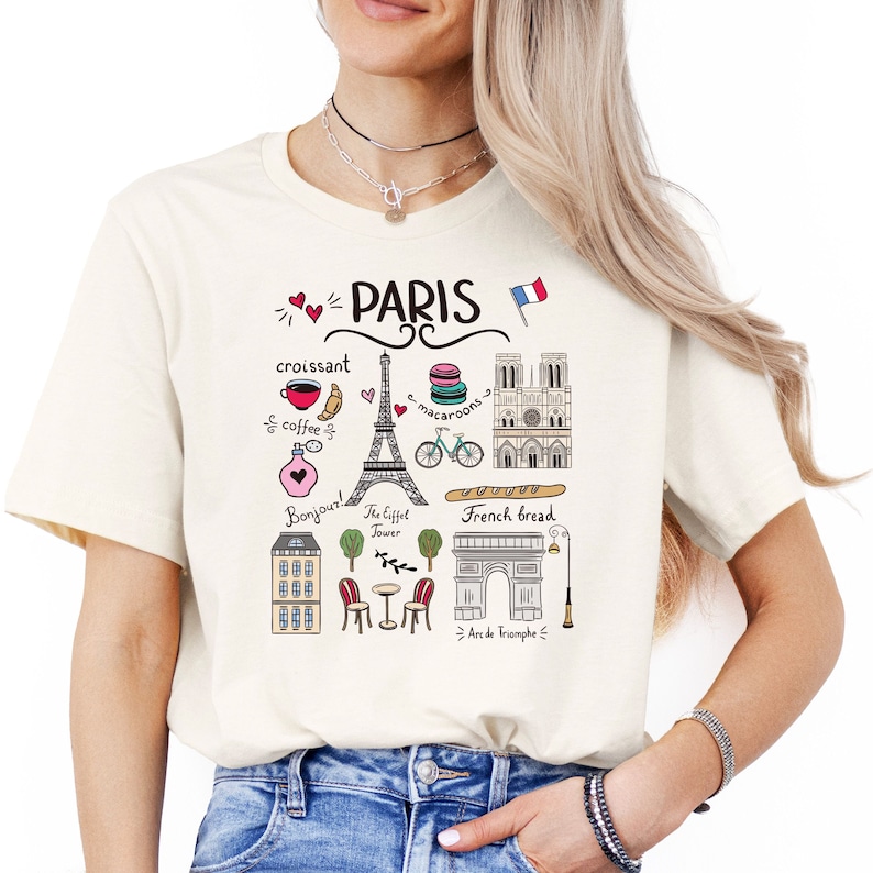 Paris France Shirt, Vacation in Paris, Gift for Travel Lover, Paris ...