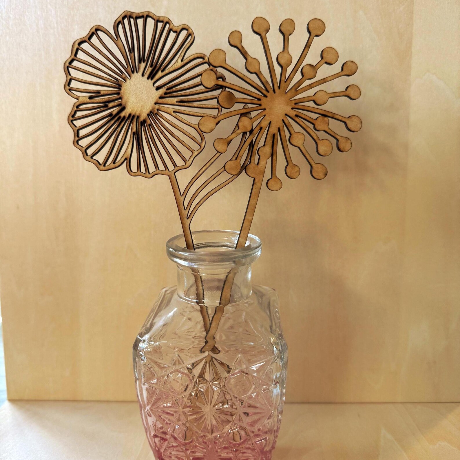 Wood Cut Flowers - Etsy