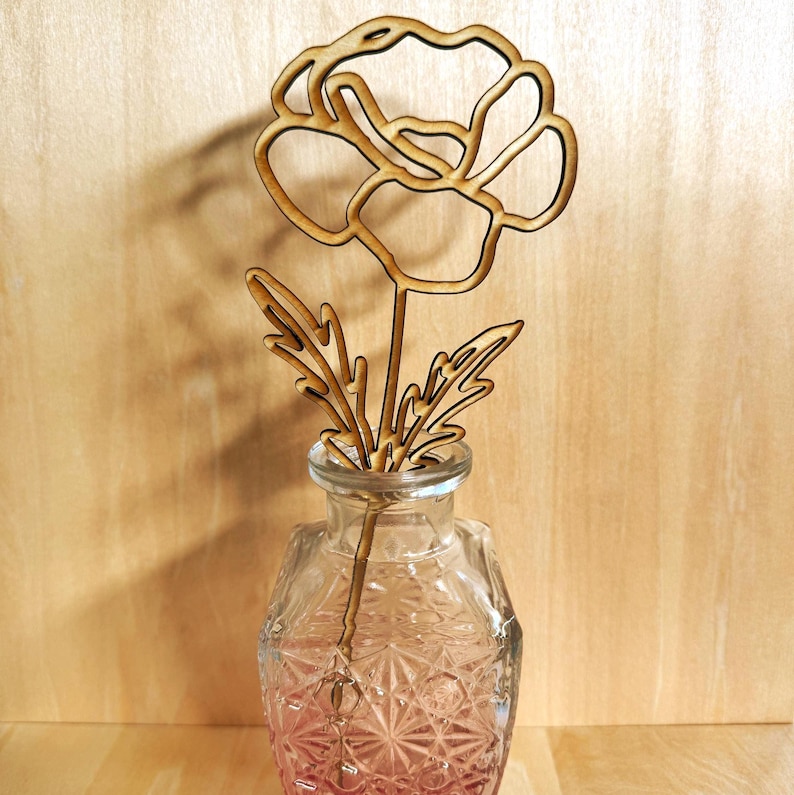Wood Cut Flowers - Etsy