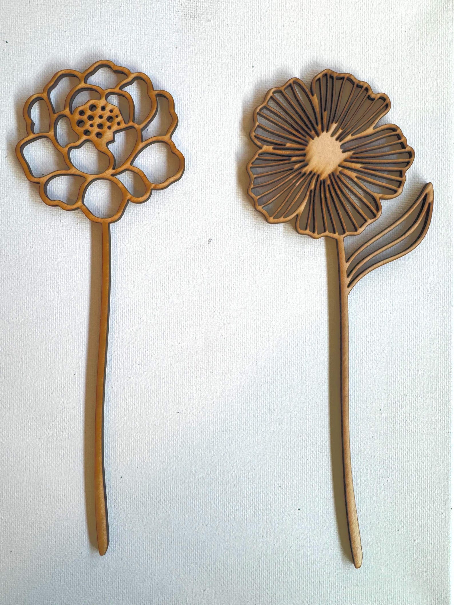 Wood Cut Flowers - Etsy
